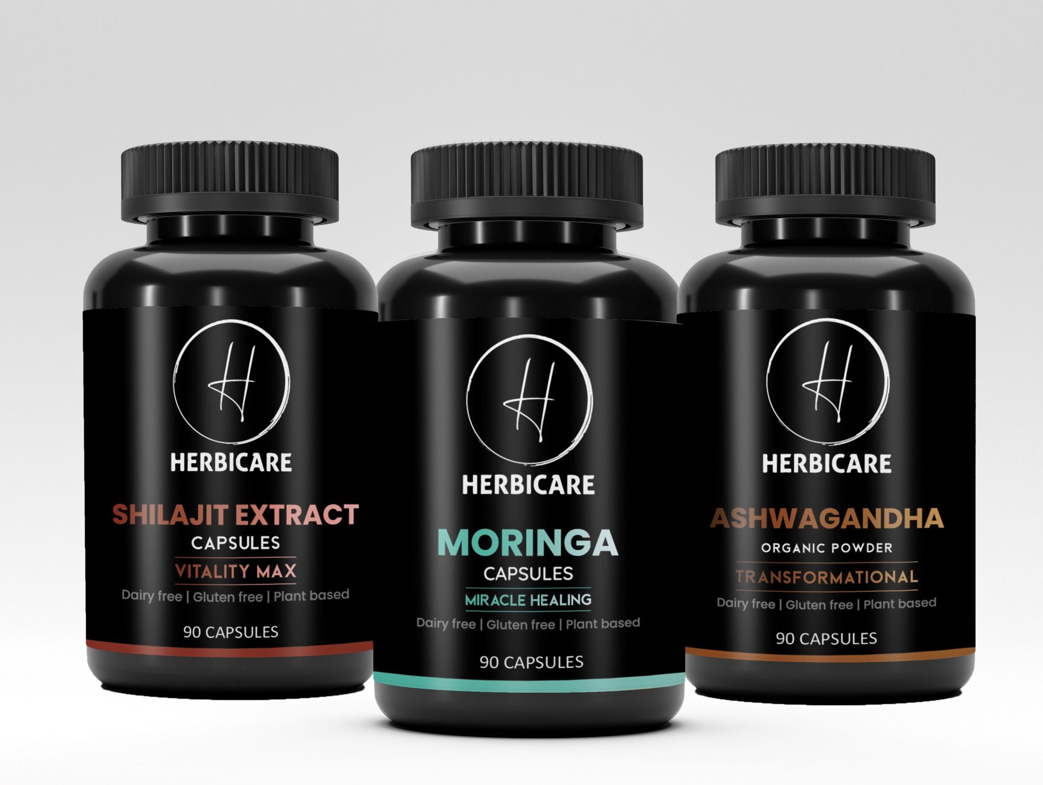 Mind & Body Balance Bundle - Ashwagandha, Shilajit, Moringa – Herbicare